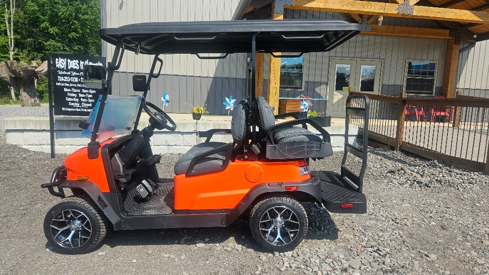 2024 Denago EV Nomad Lithium - Lava - No lift *SOLD* – Easy Does It Customs LLC
