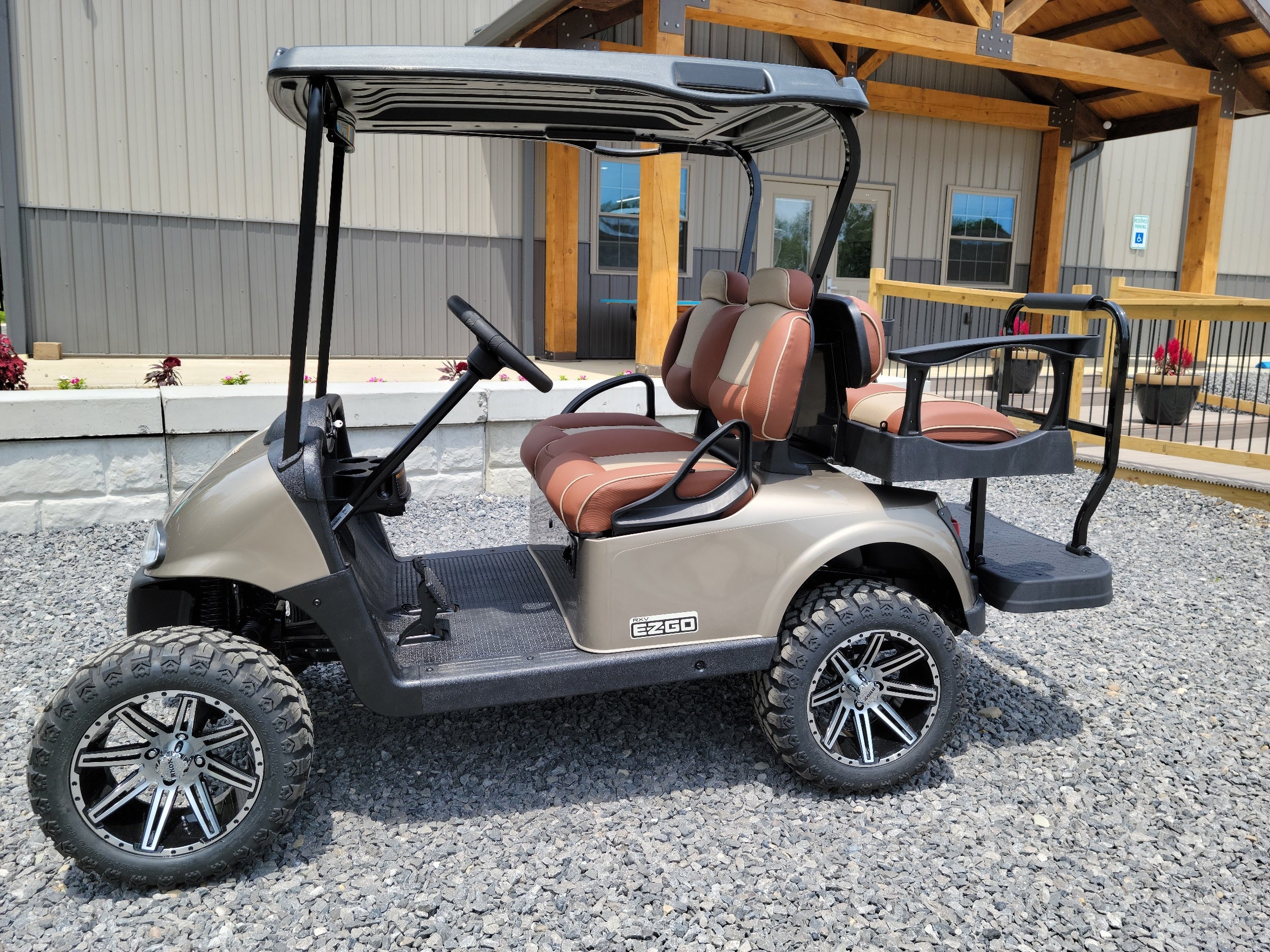 EZGO RXV Electric Custom Golf Cart *SOLD* – Easy Does It Customs LLC