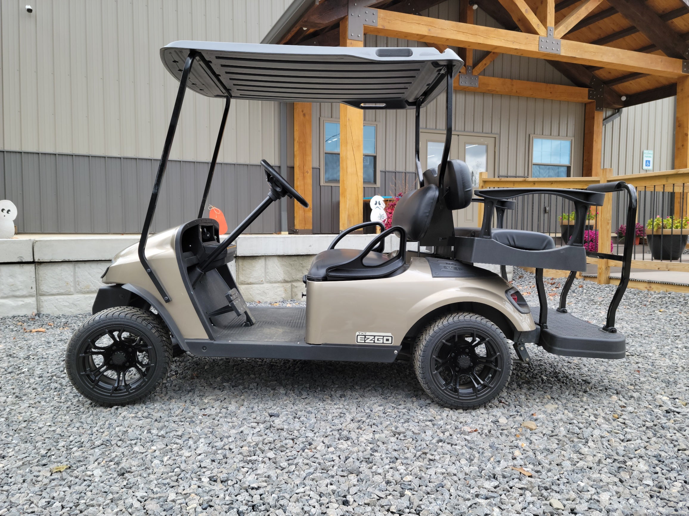 2018 GAS EZGO TXT - Upgraded Rear Seat - Custom Wheels *SOLD* – Easy ...