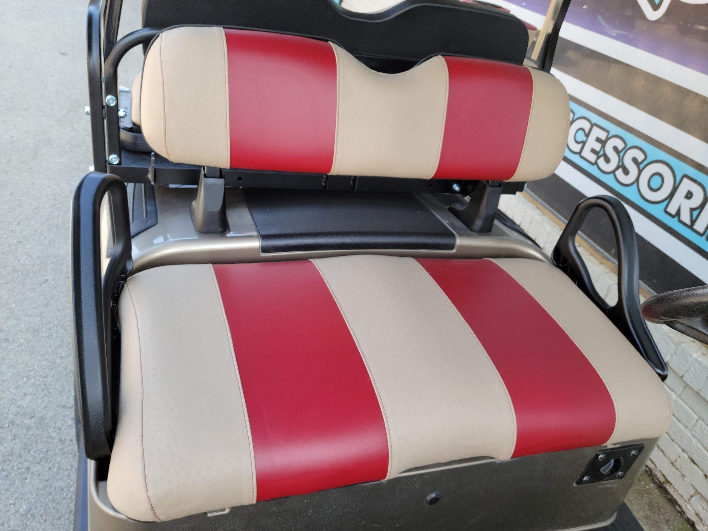 EZGO RXV 48v Custom - Almond Lifted – Easy Does It Customs LLC