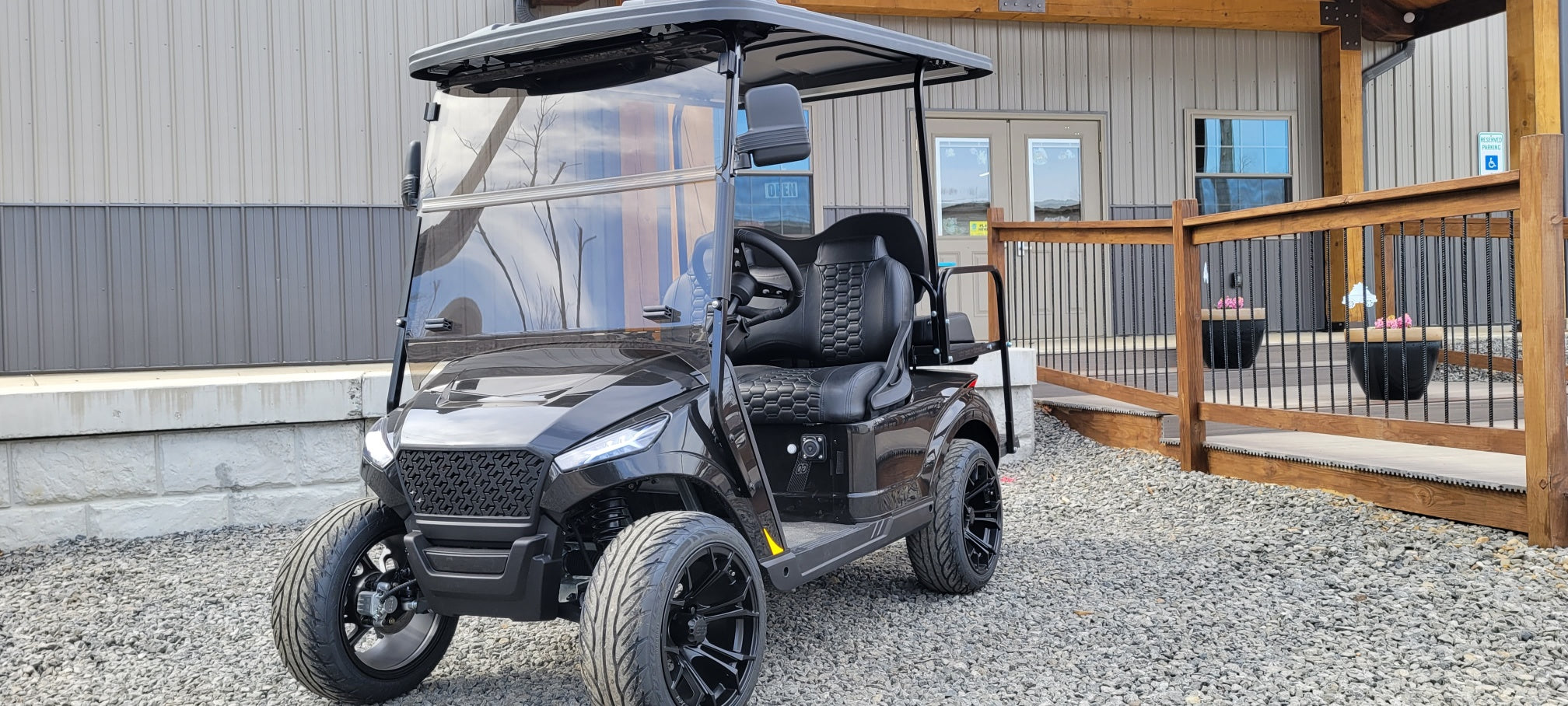 2023 MADJAX X Series Storm 4 Passenger Lithium Golf Cart - Black #1106 ...