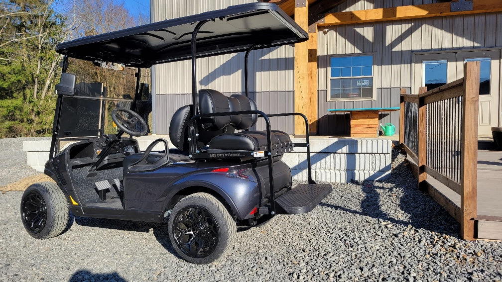 MADJAX X Series Storm 4 Passenger Lithium Golf Cart - Gun Metal Metall ...