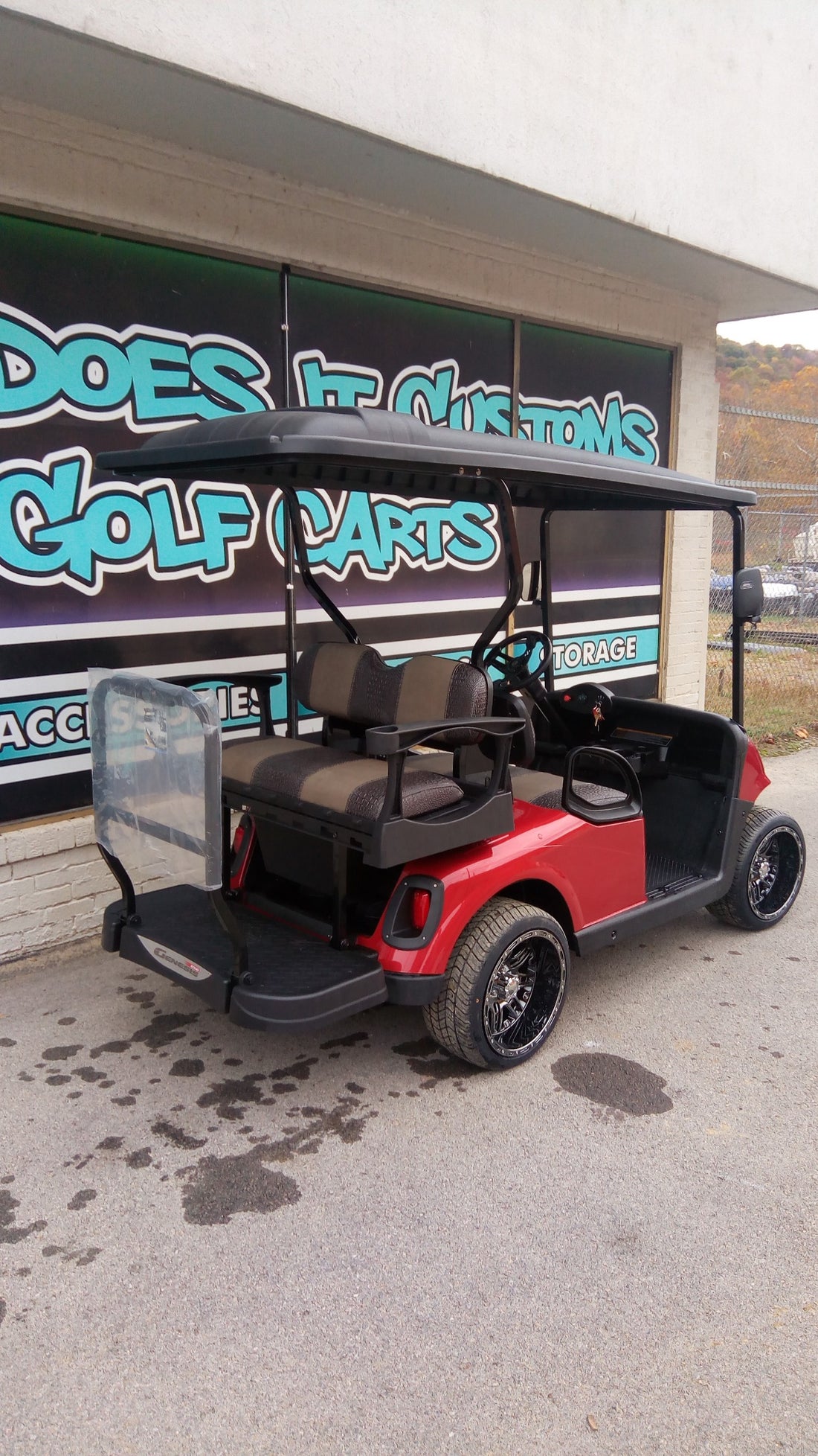 2015 EZGO RXV - Inferno Red Golf Cart *SOLD* – Easy Does It Customs LLC